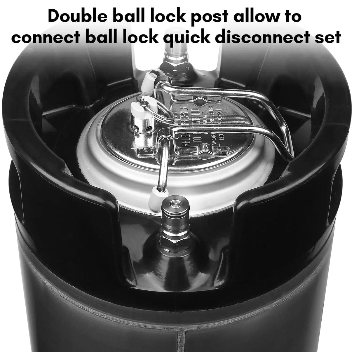 TMCRAFT 2.5 Gallon Ball Lock Keg